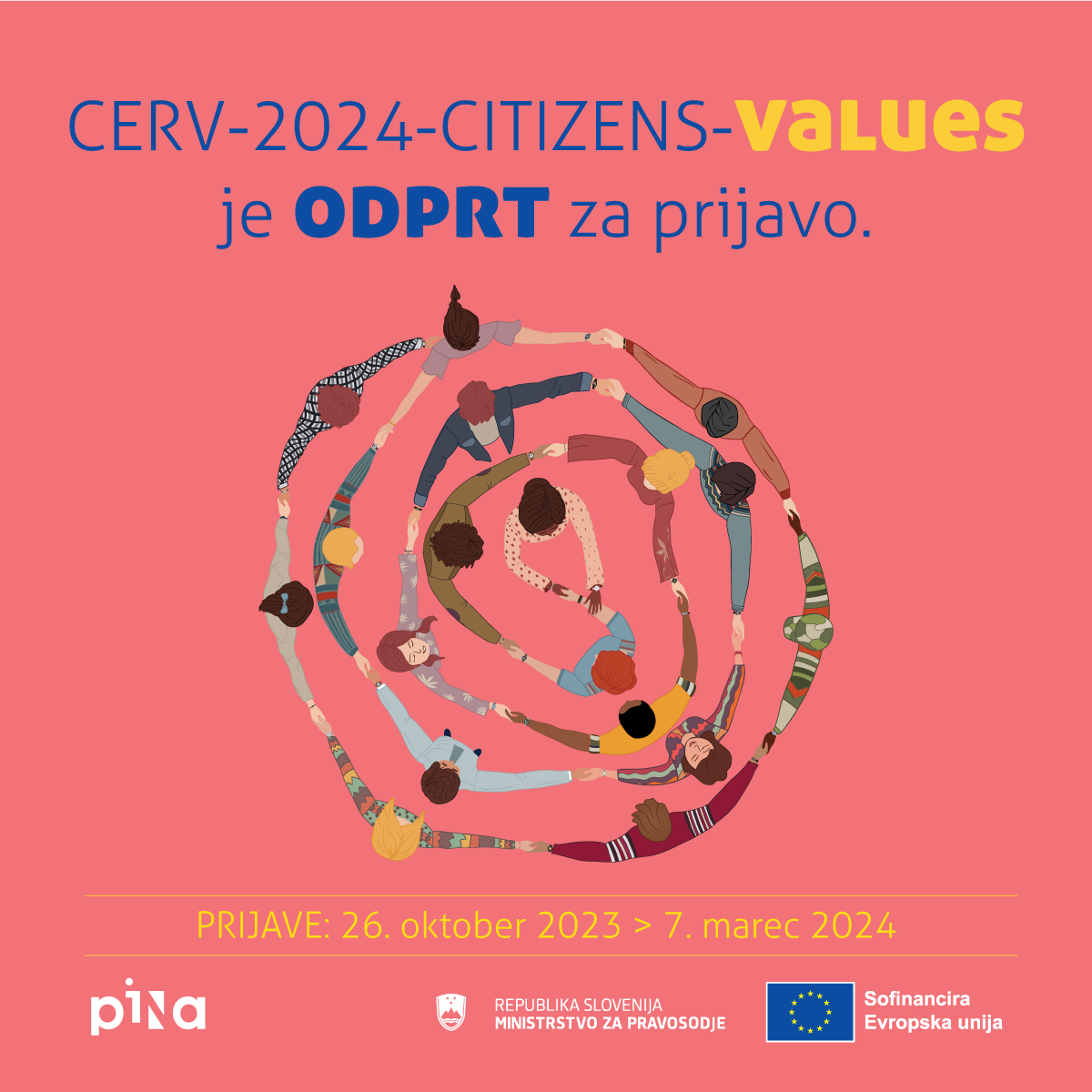 Odprt je razpis CERV-2024-CITIZENS-VALUES | LMIT